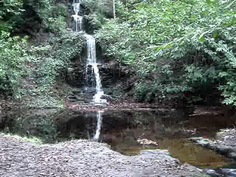 Waterfall at Broadmoor, Surrey - YouTube
