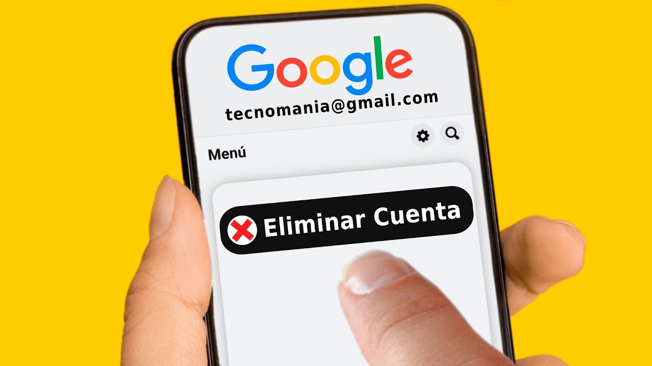 Como eliminar mi Cuenta de Google de mi celular - YouTube