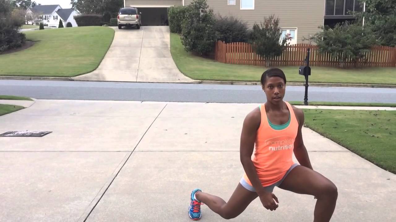 Sumo squat/walking lunge variation - YouTube