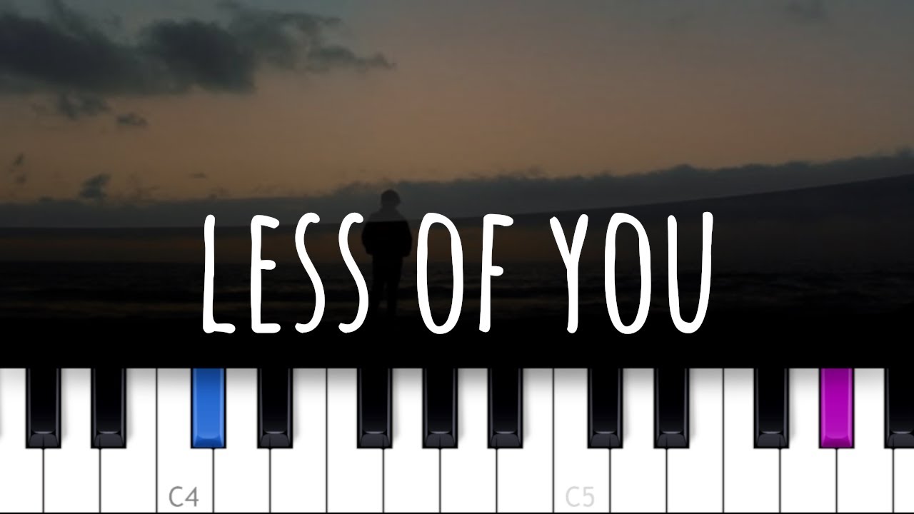 less of you ~ keshi (piano tutorial) - YouTube