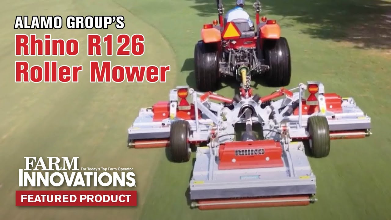 Alamo Group's Rhino R126 Roller Mower - YouTube