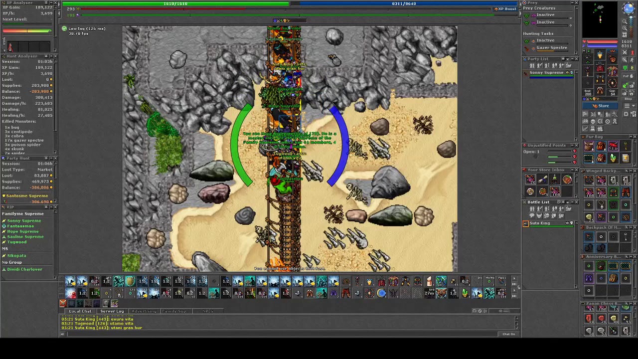 Suta King Dead Tibia ED 450+ -Lobera- Final Act vs Spanglish - YouTube