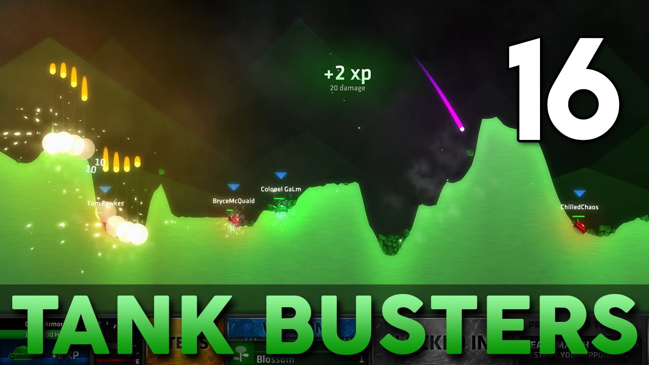 [16] Tank Busters (Let's Play ShellShock Live w/ GaLm and Friends ...