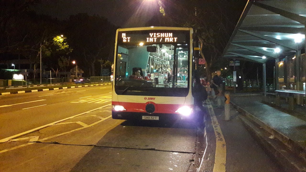 SMRT Bus Service 854, SMB32T - YouTube