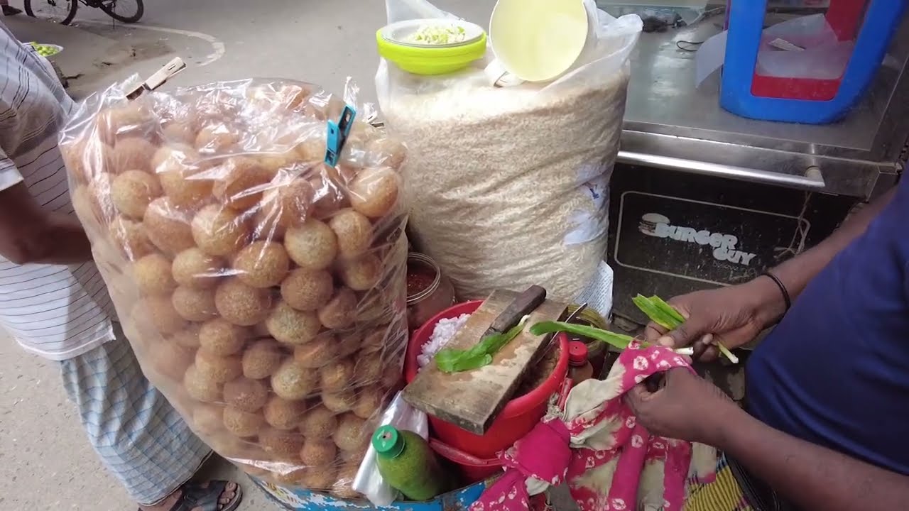 Most Popular Masala Mix Jhal Muri and Fuchka/ Pani Puri Making ...