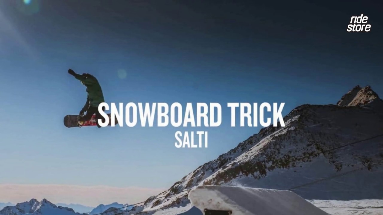 Come Fare Salti Con Lo Snowboard (Trick) - YouTube