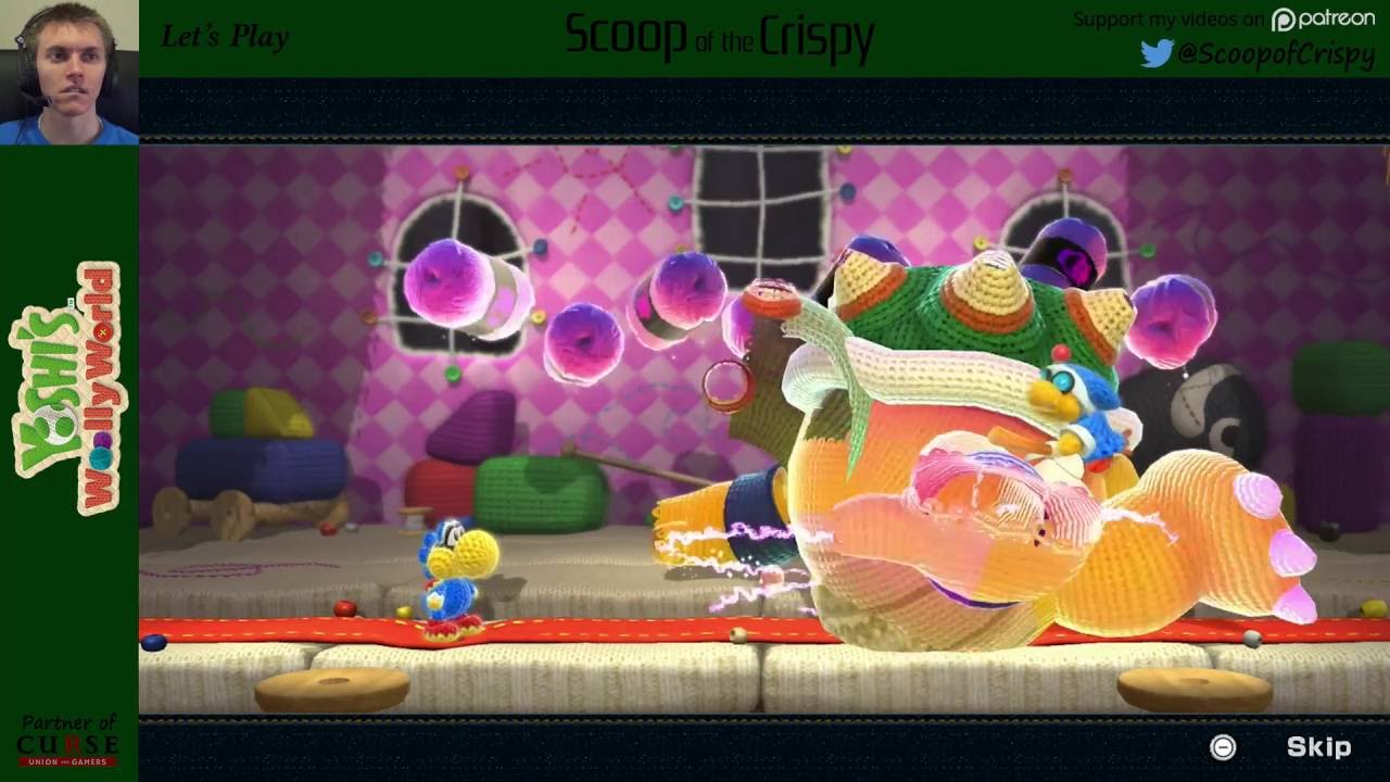 Yoshi's Woolly World - 31 - Mega Baby Bowser Final Boss Battle - Mike's ...