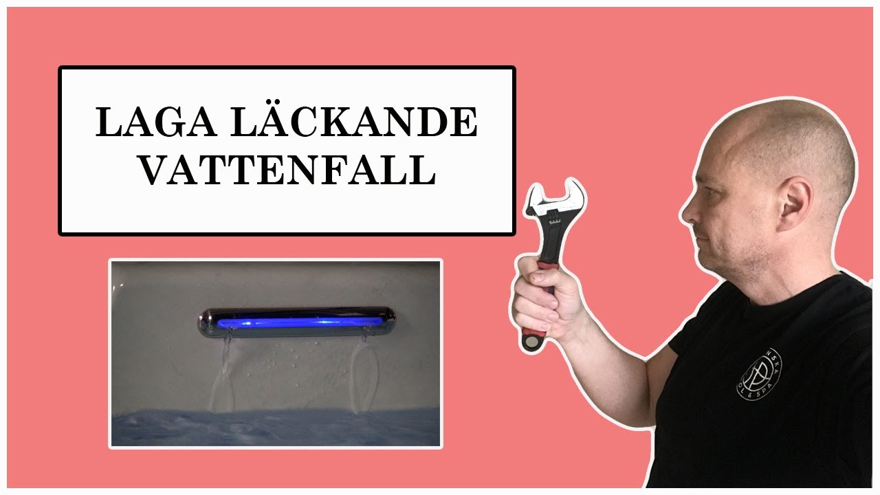 Hur man lagar ett läckande vattenfall i ett spabad - YouTube