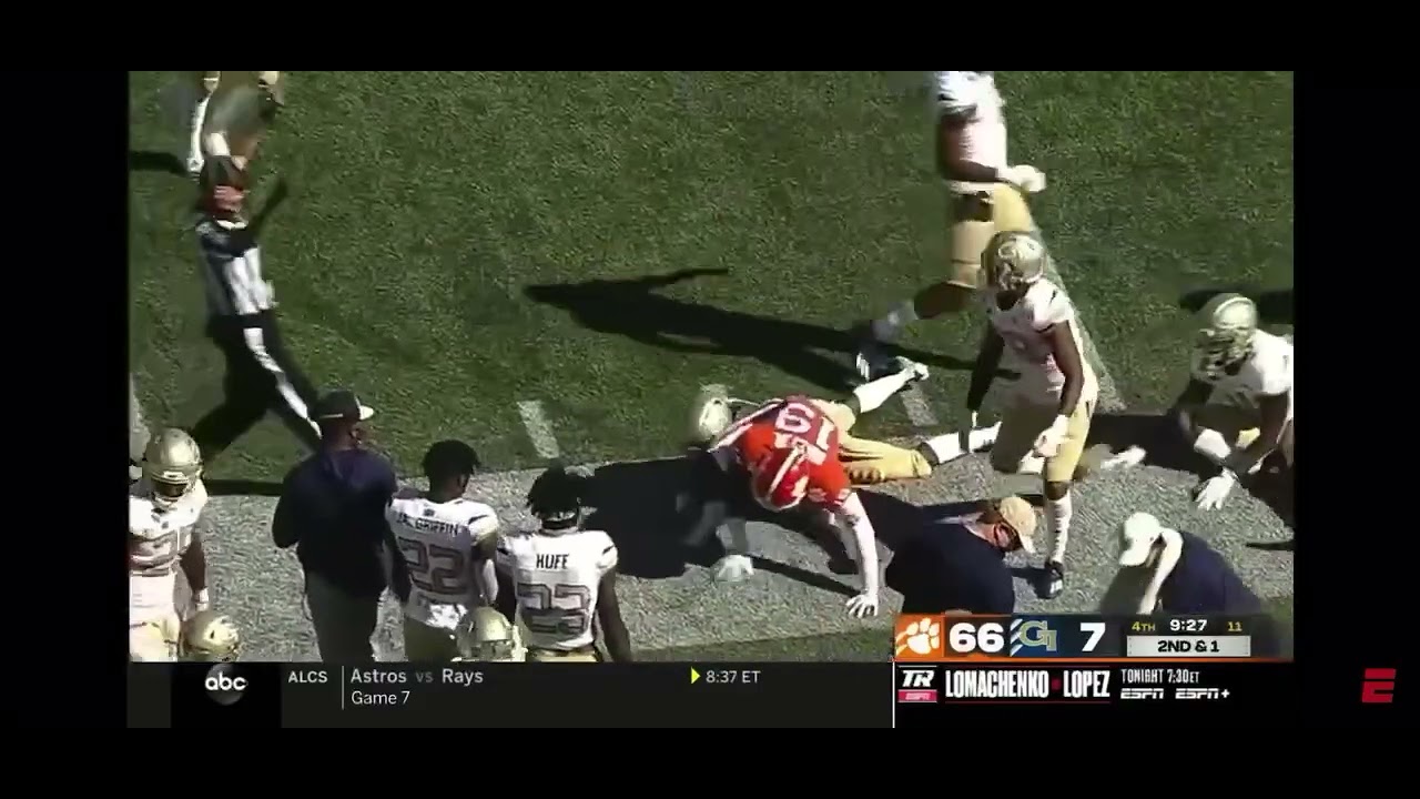 Clemson v. Georgia Tech 2020 - Hunter Helms Highlight - YouTube
