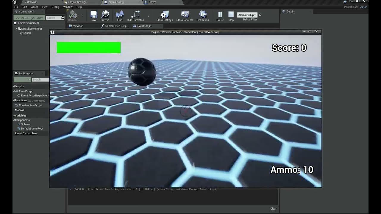 UE4 Beginner Series # 19 - AMMO PICKUPS! - YouTube