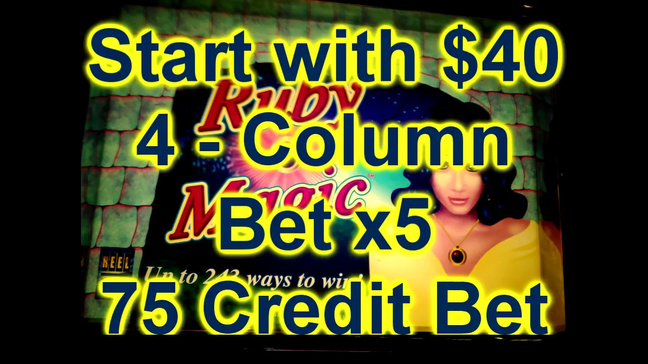 Live Play 037 Ruby Magic Slot Machine - YouTube