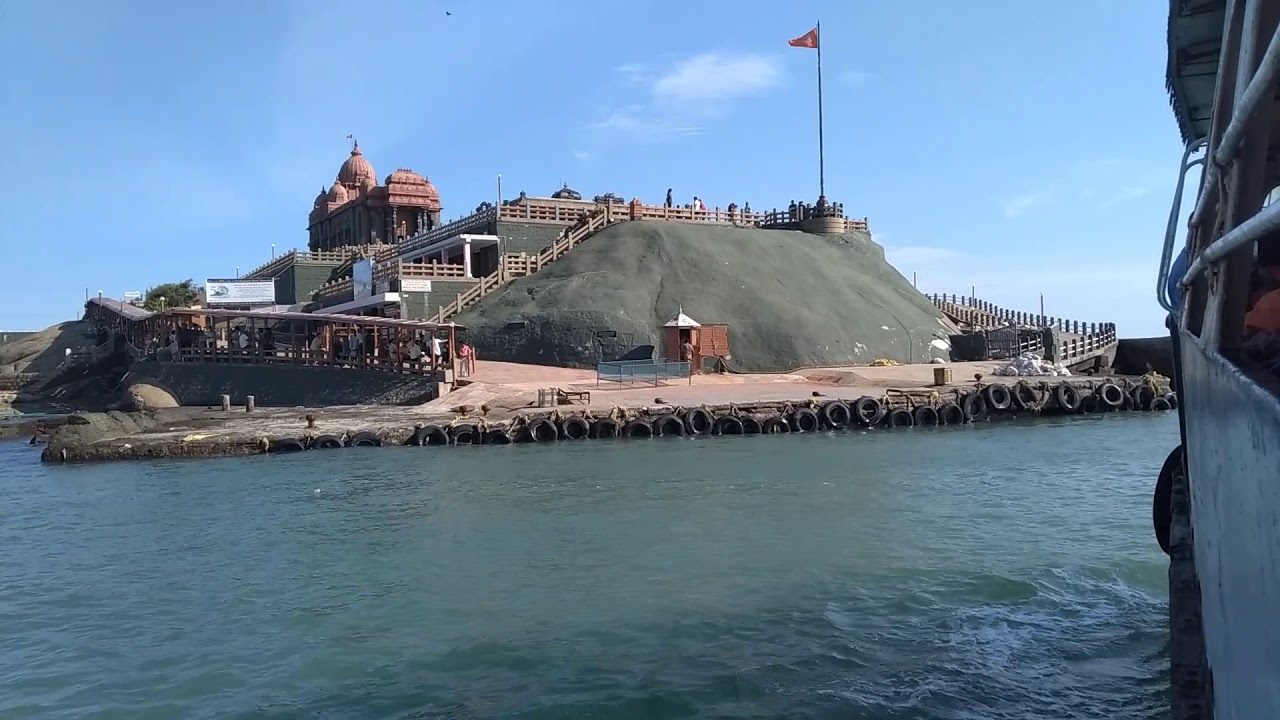 A ferry boat travel to Vivekananda Rock , Kanyakumari. - YouTube