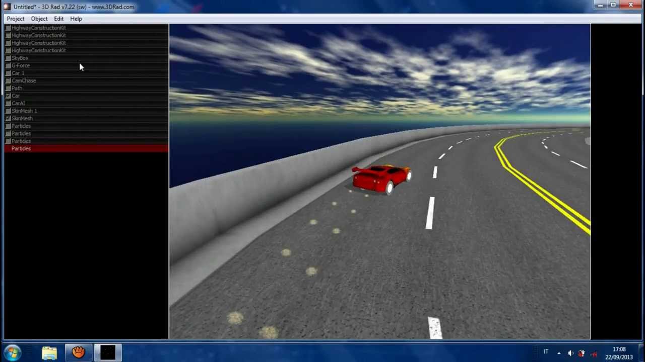3D RAD - Come creare una corsa d'auto - Tutorial ITA HD - YouTube