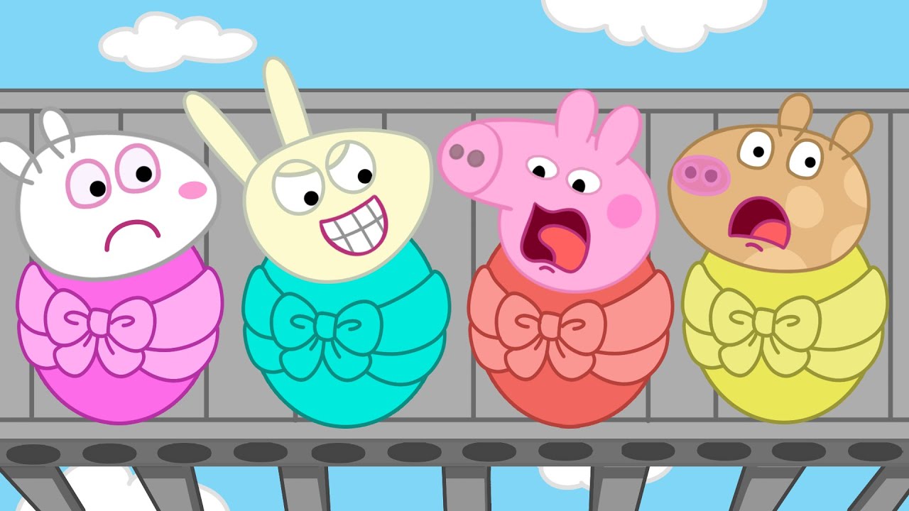 OMG!!! What happened to Peppa, Rebecca and Danny???? Peppa Pig sad ...