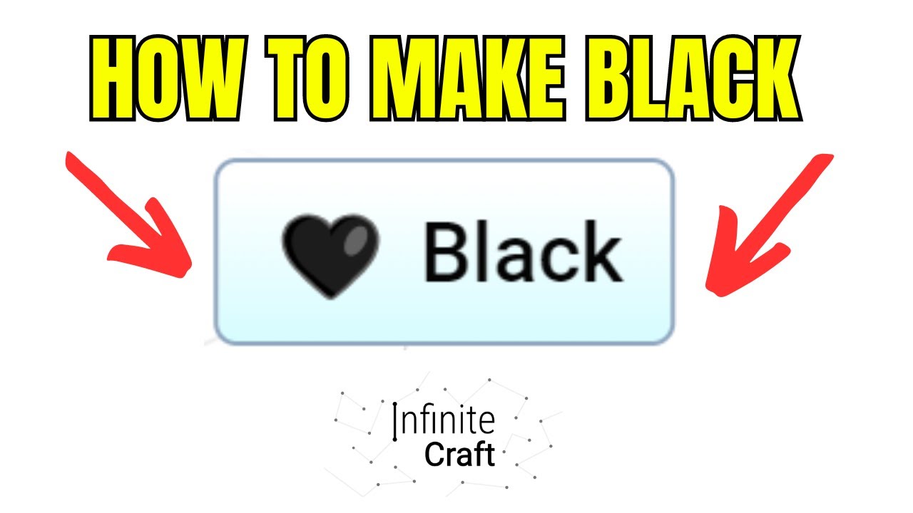 How To Get/Make Black In Infinity Craft Neal Fun (2024) - YouTube