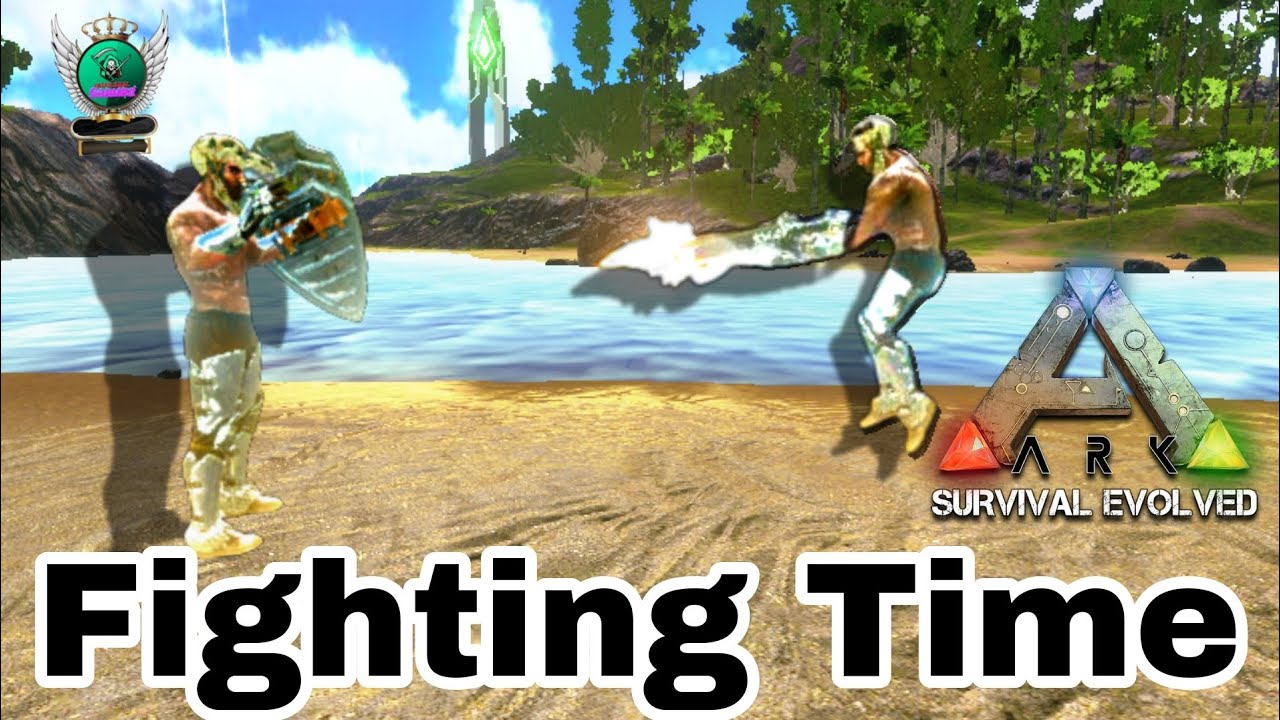 Fighting Time On Ark Survival Evolved Mobile - YouTube