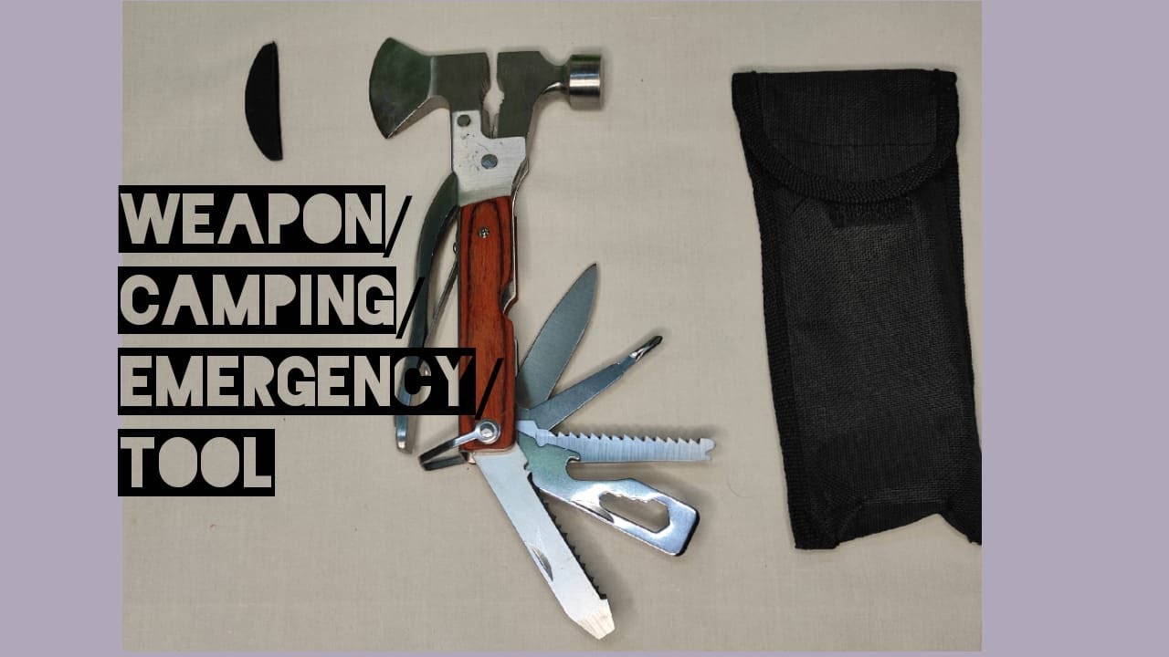 Multi-purpose emergency/camping tool | Safety weapon - YouTube