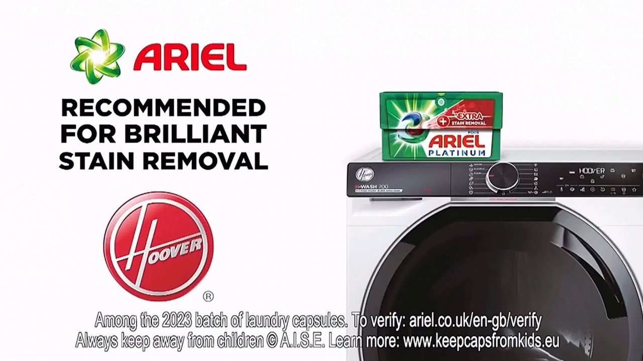 2023: Ariel Platinum Pods + Extra Stain Removal & Hoover [Ariel vs The ...