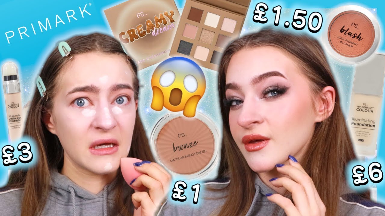 Full Face Of PS By Primark Makeup!! Crazy first impressions!! (Sooooo ...