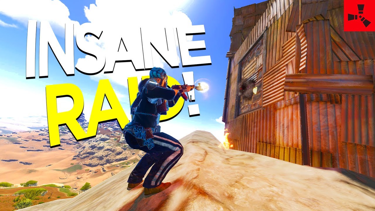 This NEW 2x2 Outside we RAIDED was INSANE! (TRIO VANILLA RUST) - YouTube