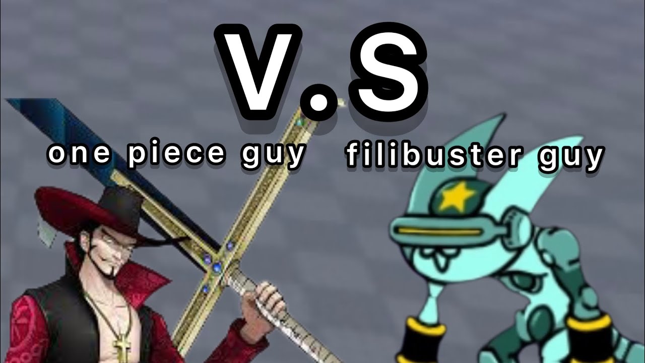 Mihawk VS Filibuster. Item asylum JGN 1v1 - YouTube