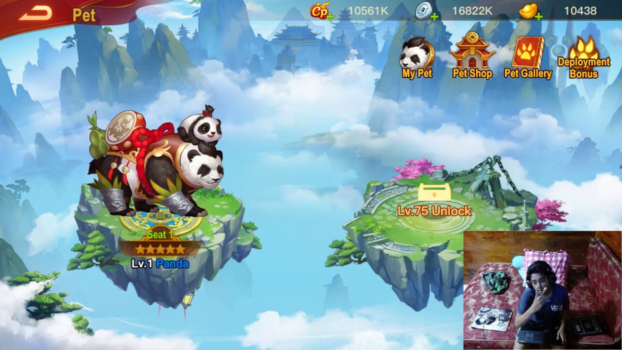 Pet - Level 70 - Cp 10000k - Panda - Dynasty Heroes Legend Of SamKok ...