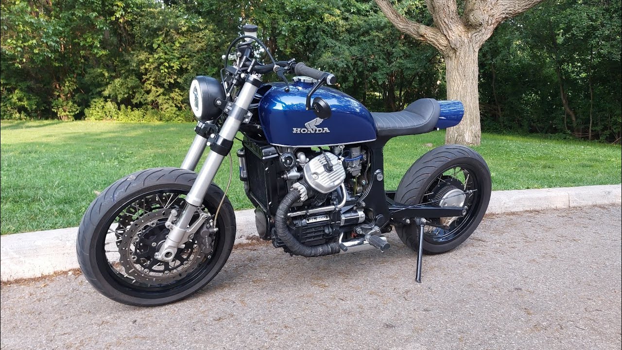 Honda GL500 Café Racer !PURE SOUND! RAW - YouTube