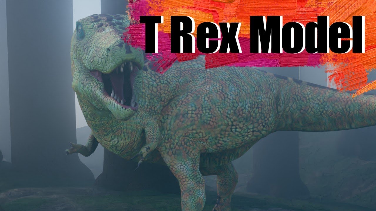 Blender 3D Art (T Rex) - YouTube