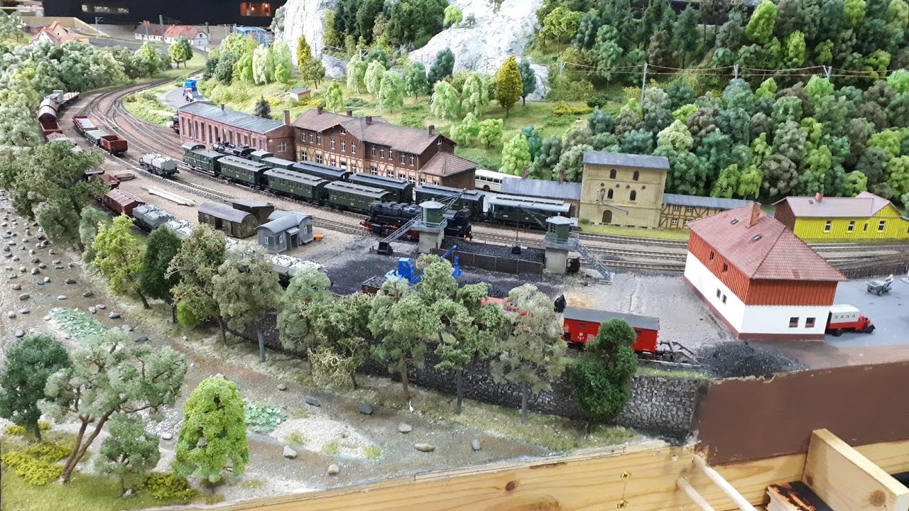H0 - Modellbahn Anlage Rübelandbahn 2022 / H0 Scale model railway - YouTube