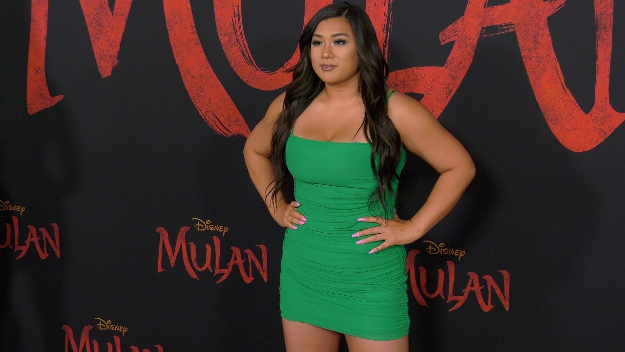 Remi Cruz "Mulan" World Premiere Red Carpet Fashion - YouTube