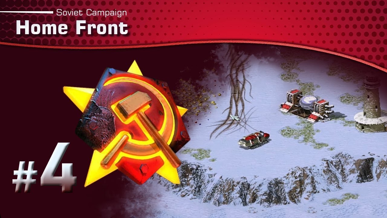 Red Alert 2 - Soviet Campaign - Mission 4 - Home Front - Hard - YouTube
