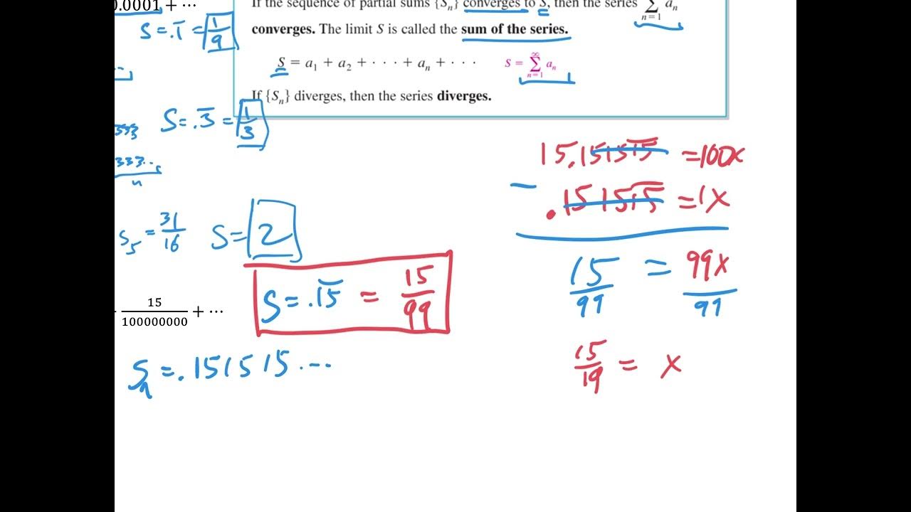 Calc2-9.2(Part1) Introduction to Series - YouTube