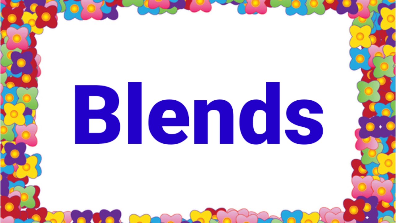 Circle the blends English Activity Class UKG English - YouTube