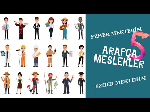 Arapça'da Meslekler - 5 // المهن باللغة العربية  // Professions in Arabic