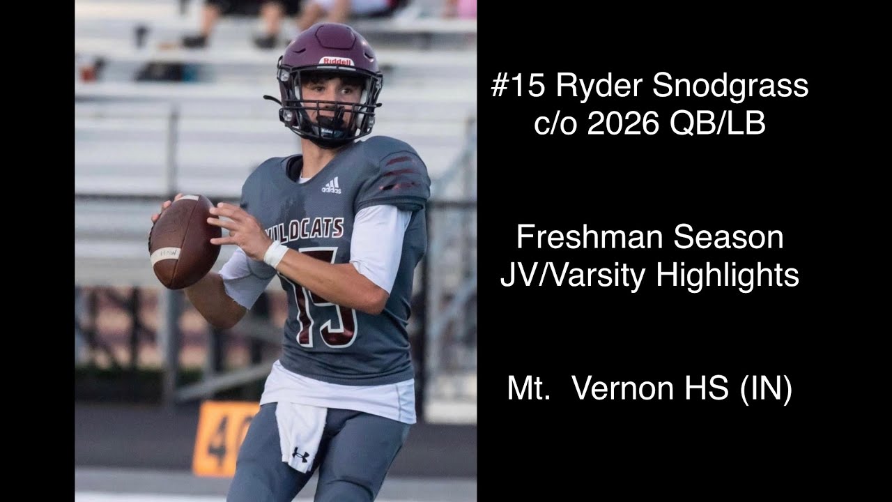 Ryder Snodgrass - MV Freshman Season Highlights - YouTube