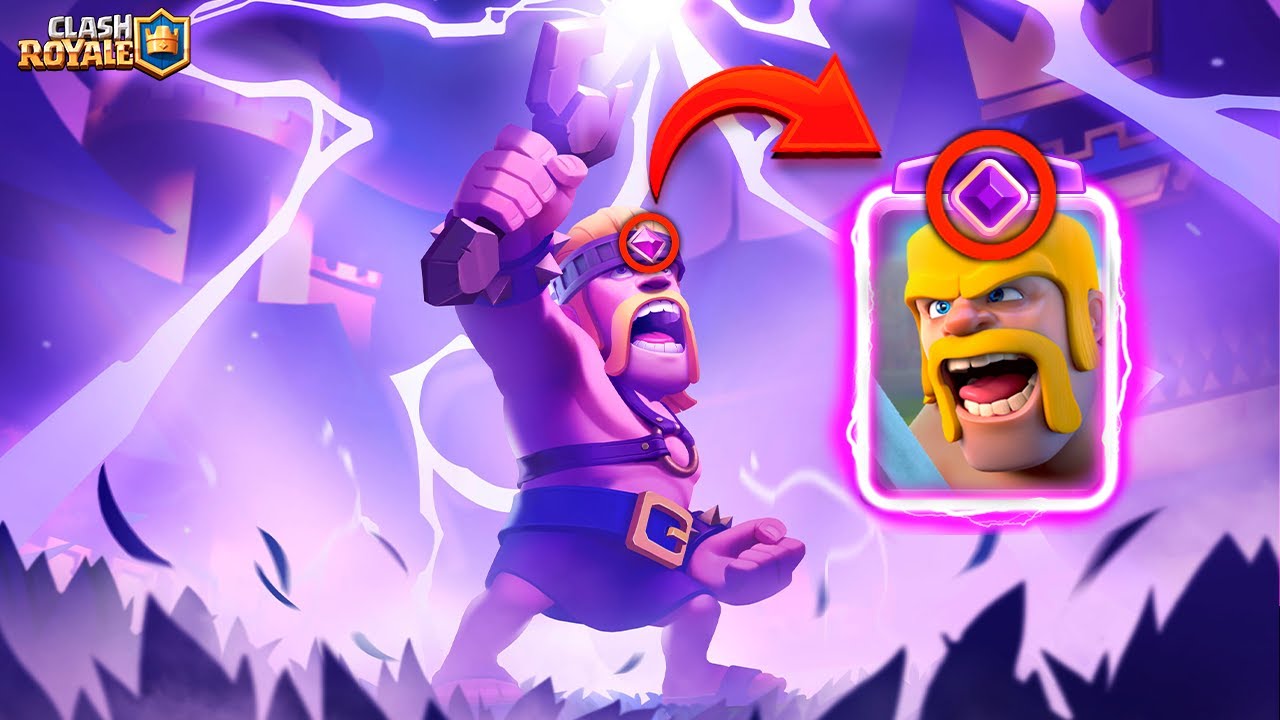 ¡APARECIÓ EL SUPER BÁRBARO! 😈🗡️ - clash royale - YouTube