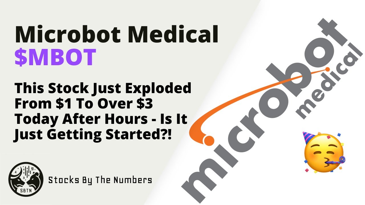 Quick Update On Microbot Medical Inc ($MBOT) As It Runs From $1 To Over ...