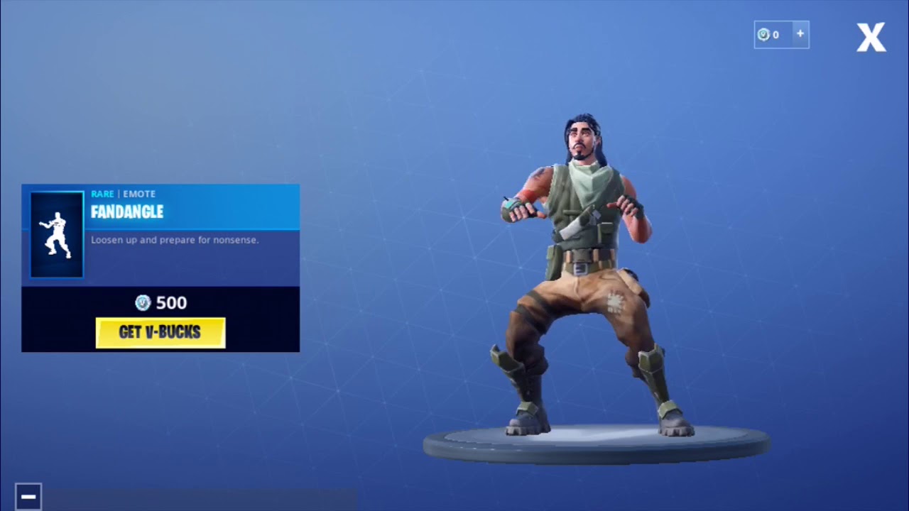 Fandangle Fortnite emote - YouTube