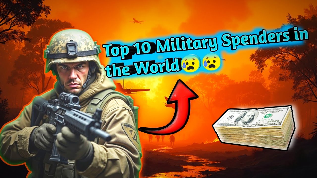 Top 10 Military Spenders In The World Youtube
