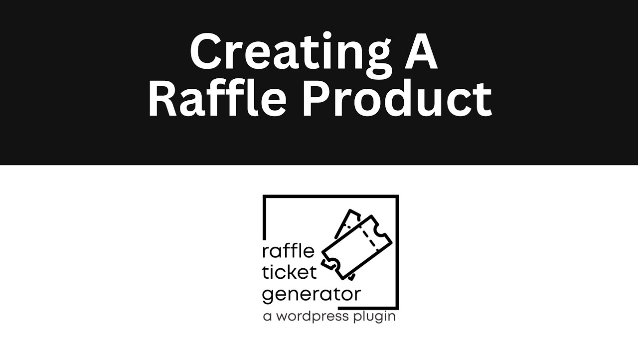 Raffle Product Configuration | WPRaffle - YouTube