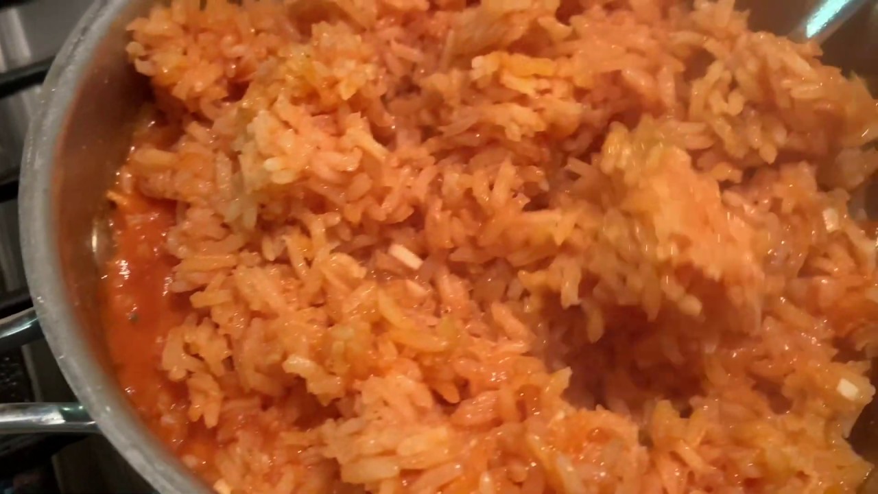 How to THE YUMMIEST MEXICAN RICE ️ arroz rojo RECIPE - YouTube