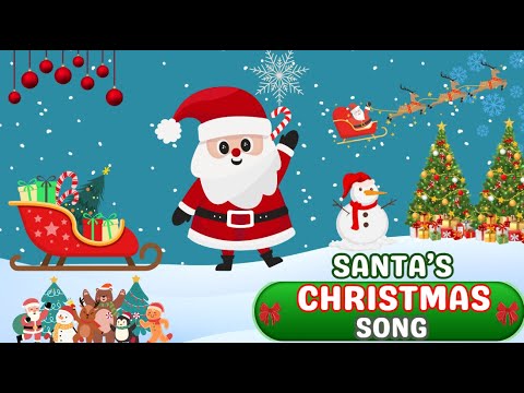 Christmas Song For Kids | Simple Songs | Santa Claus, Reindeer, and ...