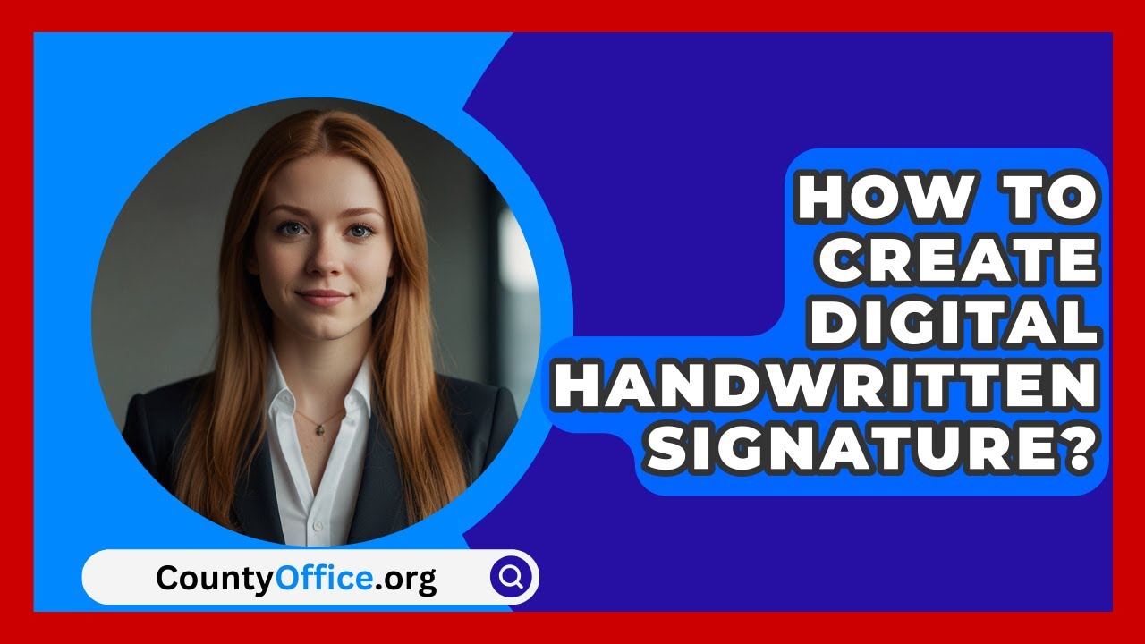 How To Create Digital Handwritten Signature? - CountyOffice.org - YouTube