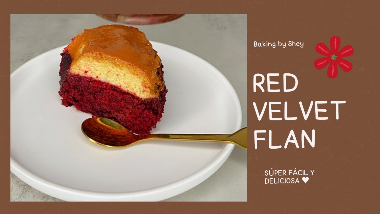 ♥️RED VELVET FLAN♥️ TORTA QUESILLO (PASTEL IMPOSIBLE) - YouTube