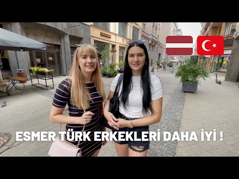 Letonya'da Kızlara Türk Erkeklerini ve Türkiye'yi Sordum ! - #SokakRöportajı #Riga #Röportaj #Gezi