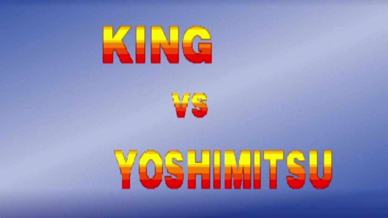 KING vs YOSHIMITSU - TEKKEN 1994 - YouTube