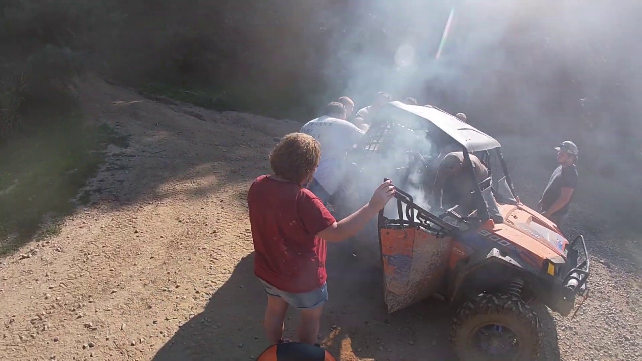 POLARIS RZR CATCHES FIRE!!!! ** RECALL ** - YouTube