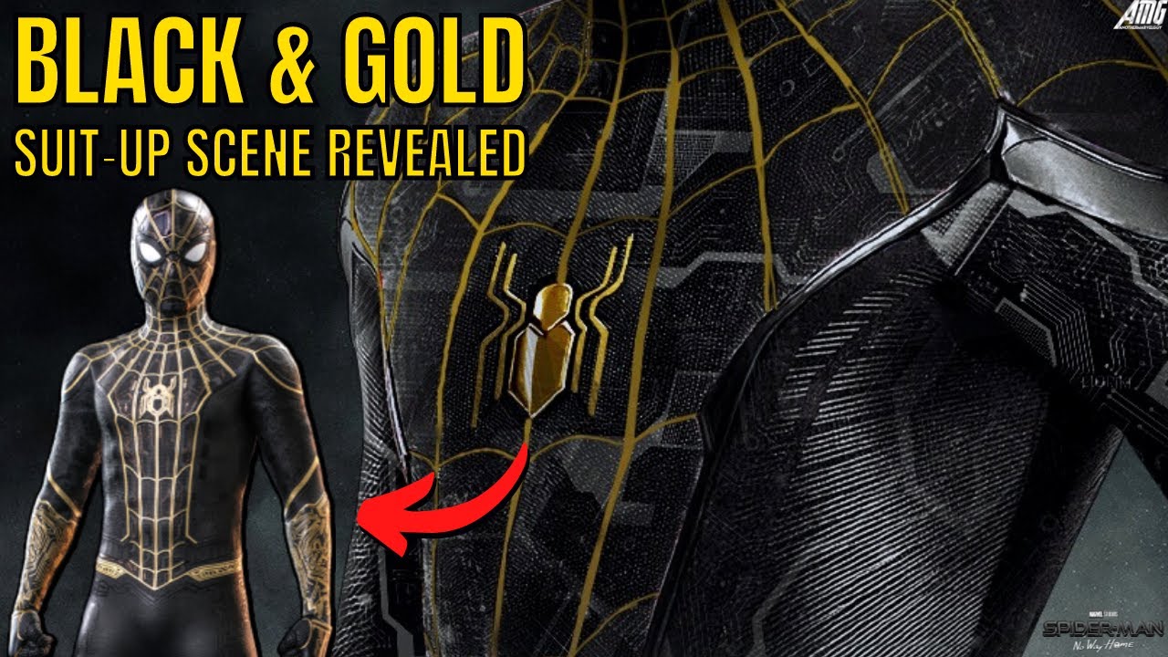 How Peter Parker gets the NEW BLACK AND GOLD SUIT in Spider-Man No Way ...