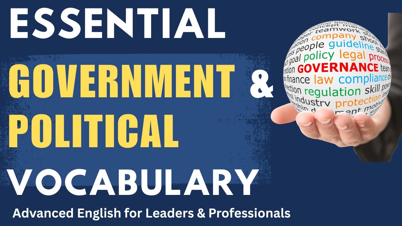 🔍 Master Government & Politics Vocabulary 🌍| The Language of Leadership ...