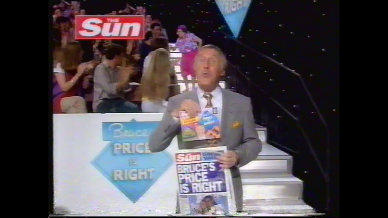 The Sun/Bruce's Price Is Right advert (1995) - YouTube
